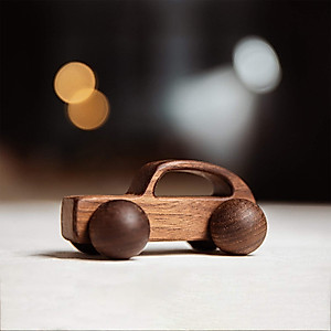 3PCS Wooden Baby Toys,Baby Grasping Toys Push Car Toys Montessori Toys Wooden Toy Vehicles,#3