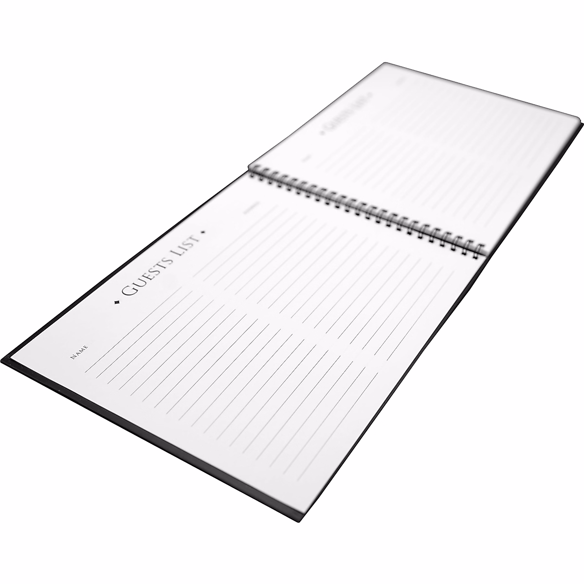 Iconikal Hardcover 1,260 Name Guestbook, Charcoal, 10 x 8 inches Record Guests Names Address Contact Information from Special Occasions