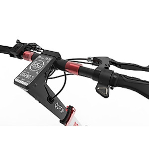 INOKIM QUICK4 Super Electric Scooter Adults 600W (1100W Max) Motor, 44 Mile Range, 25 MPH, 10" Pneumatic Tires, Front & Rear LED Light, Fast Folding Escooter