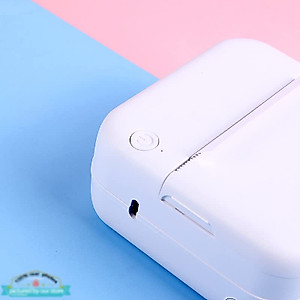 LUKEO Mini Portable Thermal Printer Paper Photo Pocket Thermal Printer Printing BT Connect Printers Photo Lable (Color : Black-JoJo's Bizarre Adventure1, Size : 8 * 3.5 * 8cm)