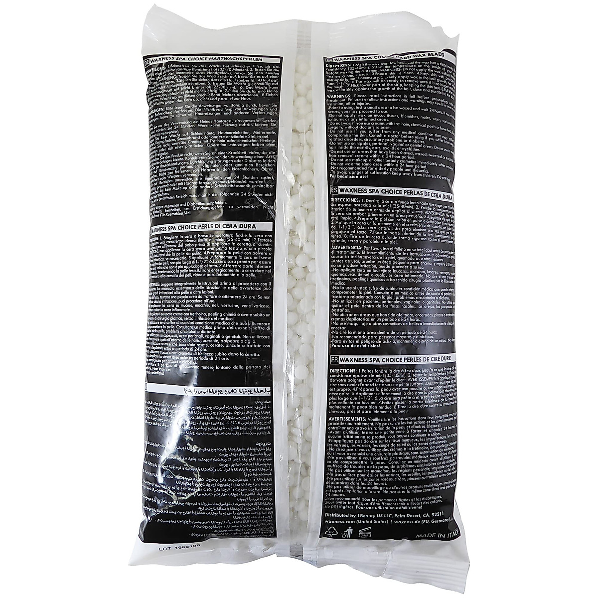 Waxness Spa Choice Rosin Free Coconut Waxing Kit with 2.2 Lb / 1 Kg Wax Bag