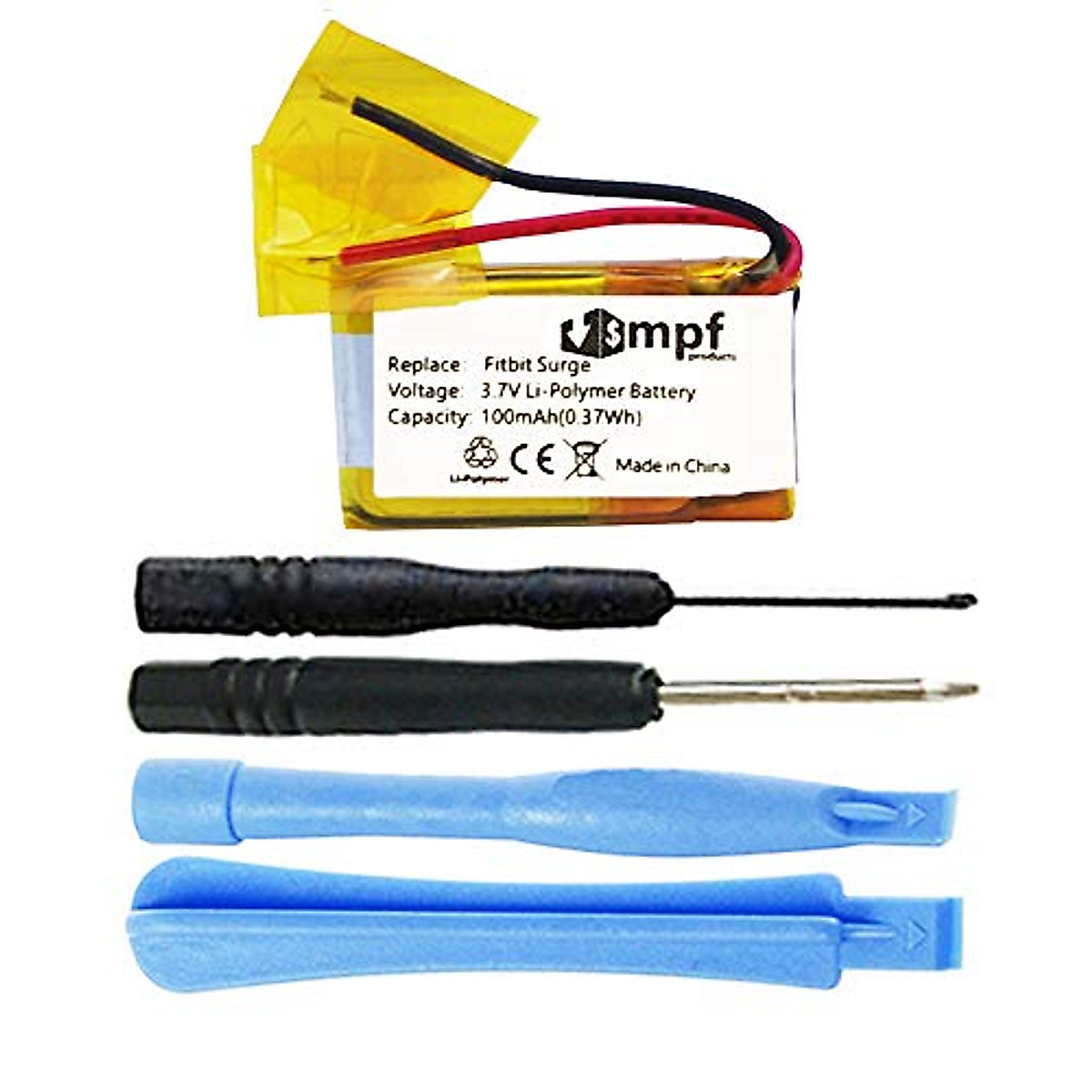 LSSP491524AE Battery Replacement Compatible with Fitbit Surge Fitness Superwatch FB501