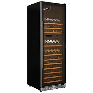 Koolatron Grand Series 173-Bottle Dual Zone Compressor Wine Fridge Refrigerator - Front Venting - Freestanding Wine Cellar for Home Bar, Outdoor - Ideal for Red, White, Champagne or Sparkling Wine