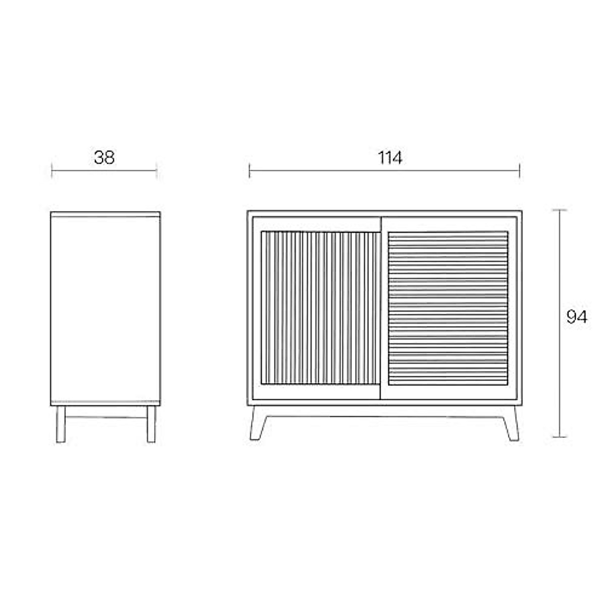 TJLSS Fashion Simple Dining Side Cabinets Closets Multifunctional Modern Simple Storage Cupboard Original