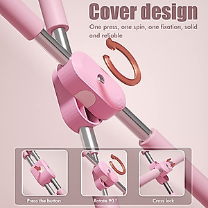 BTSEURY 2 Pcs Yoga Sticks Stretching Tool Posture Correction Sticks Exercise Stick Home Fitness Equipment