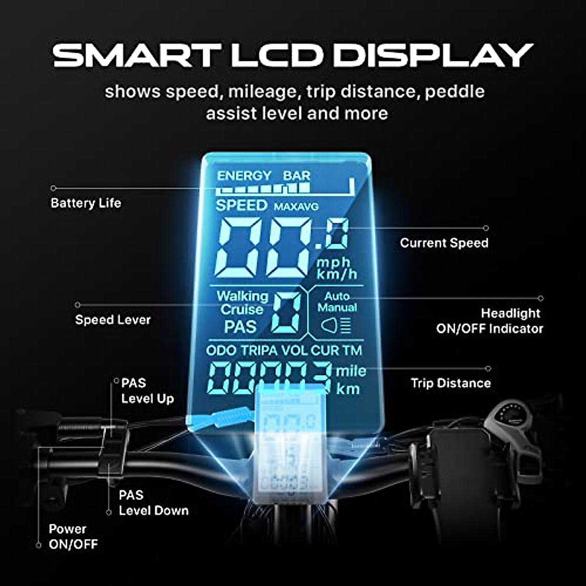 EDIKANI Electric Mountain Bike 26'' Dual Motor 1500W 48V 18A Ebike for Adult, 35mph 32 Mileage Pedal Assist 70 Miles Electric Moped, 35° Uphill Hydraulic Brake Fat Tire E Bicycles for Hilly Terrain