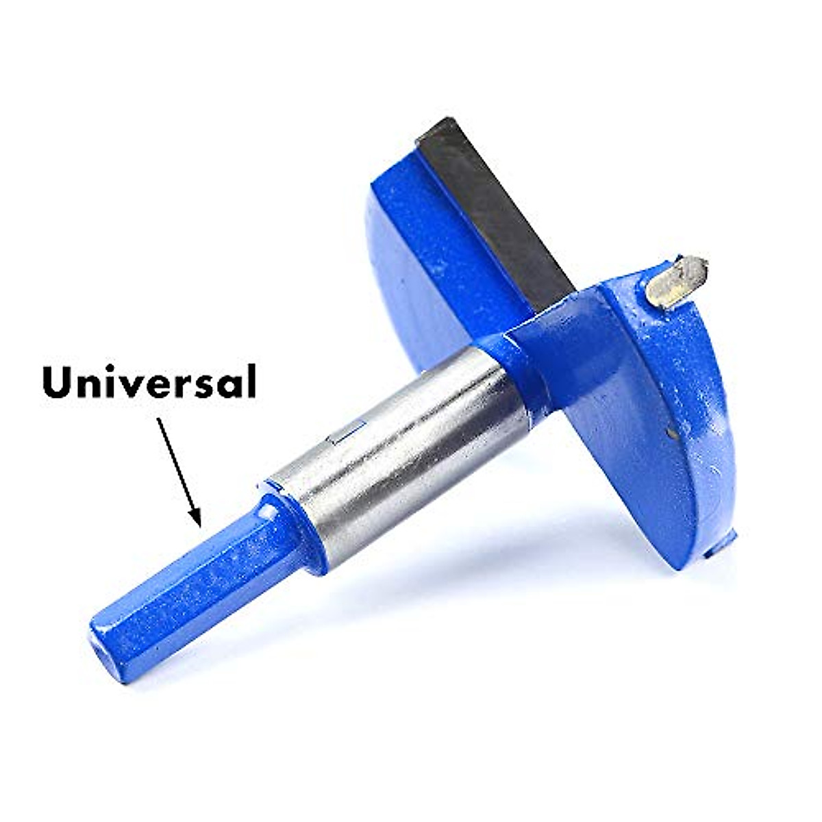 2-3/4 Inch 70mm Forstner Drill Bit Woodworking Hole Saw Wood Cutter, Professional Alloy Steel Wood Drilling Woodworking Hole Boring Bit Power Rotary Cutting Tool (Blue)
