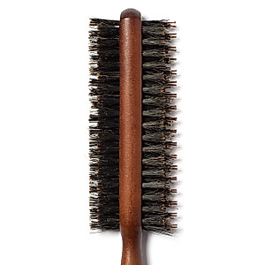 Double Sided Teasing Brush - Boar & Nylon Bristle Teaser Comb with Rat Tail Pick for Hair Sectioning for Edge Control, Backcombing, Smoothing, and Styling Thin & Fine Hair to Create Volume