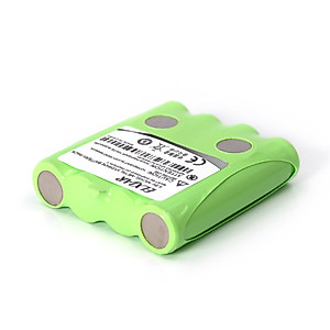 elxjar (2-Pack) 4.8V 700mAh Ni-MH Battery Replacement for Cisco GA-cm, FA-NICD, Cobra FA-BP FA-CK GA-cm GA-CR GA-CT IXNN4002A, EMSI iFlex-MT Plus
