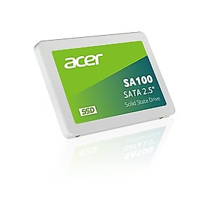 acer SA100 480GB 2.5 Inch SATA SSD Internal Solid State Drive, Up to 560MB/s Read - BL.9BWWA.103