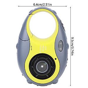 ZYHHDP Children Camera High Definition Dustproof Anti‑Fall Cartoon Mini Kid Camera Gray Toddler Camera Portable Toy