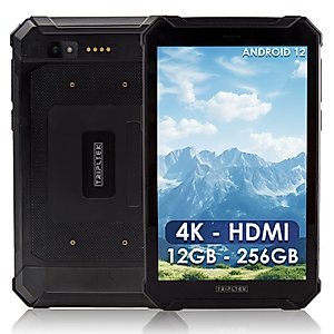 TRIPLTEK 9 PRO (LTE Cellular 256GB) Ultra Bright 1300 nits, 4K Video, Hyper-Engine Chip with 12GB RAM, HDMI, Rugged Military Construction, Waterproof IP68, Brightest Tablet/Phone on The Market