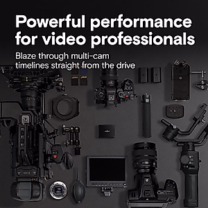 Crucial X10 Pro 4TB Portable SSD - Up to 2100MB/s Read, 2000MB/s Write - Water and dust Resistant, PC and Mac, with Mylio Photos+ Offer - USB 3.2 External Solid State Drive - CT4000X10PROSSD902