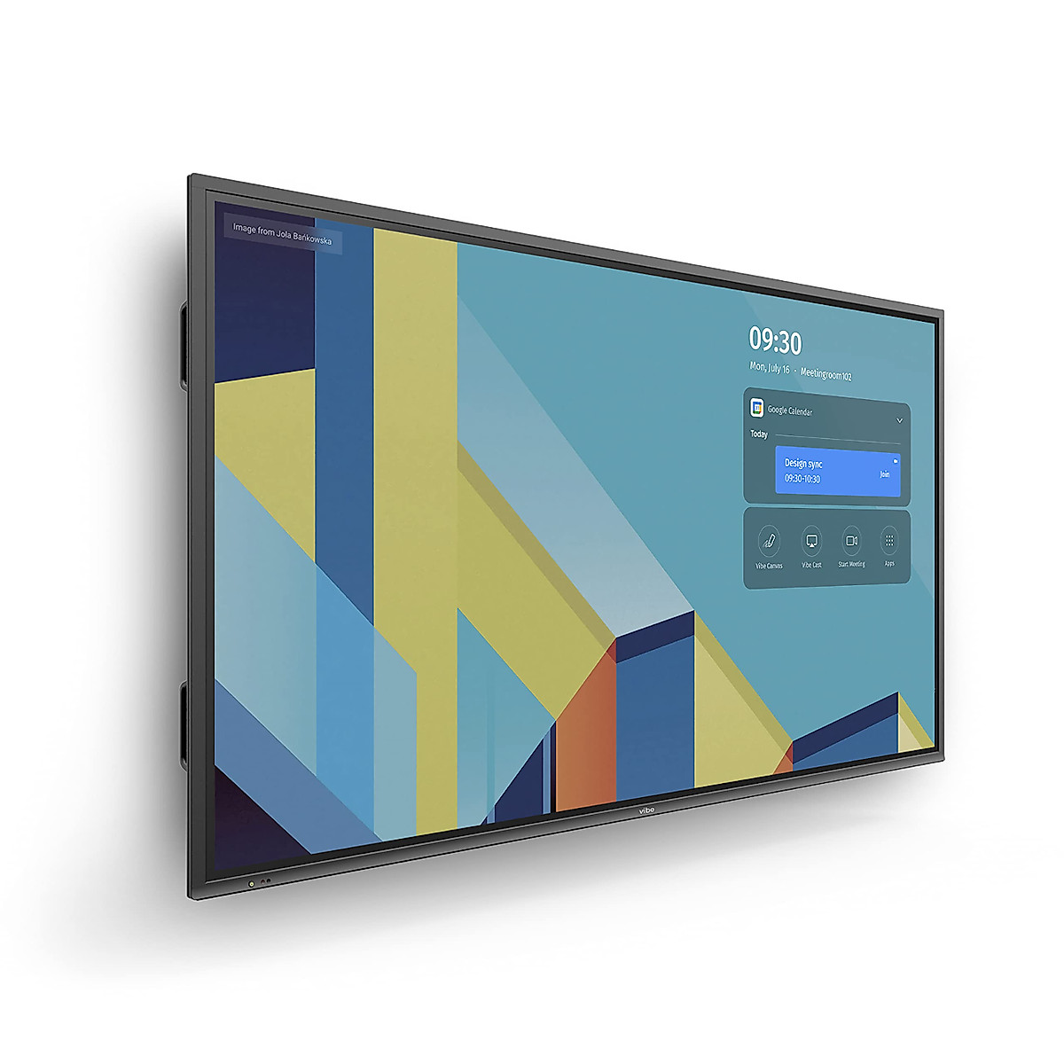 Vibe 75'' 4K UHD Smart Digital Whiteboard Pro, Interactive Chromium OS Touch Screen Computer for Classrooms and Business, Open App Ecosystem for Collaboration (Includes Wall Mount + Remote Control)