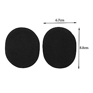 2Pcs Replacement Earmuffs Ear Pads Cushion for Logitech H800