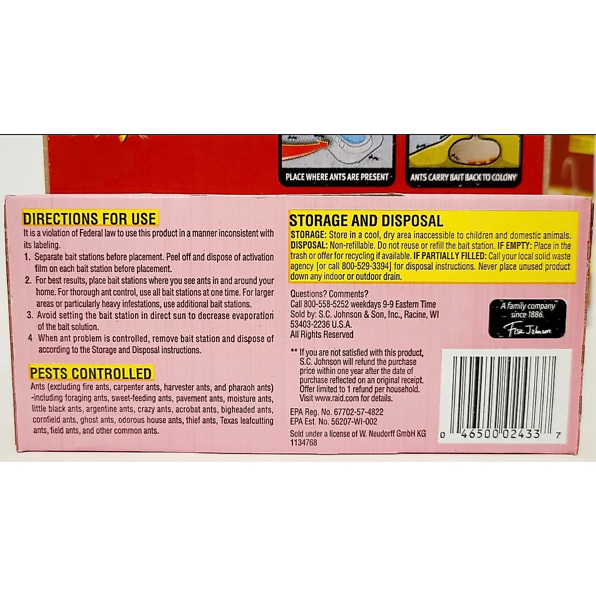 Raid Max 2 Count Liquid Ant Baits 6 Count