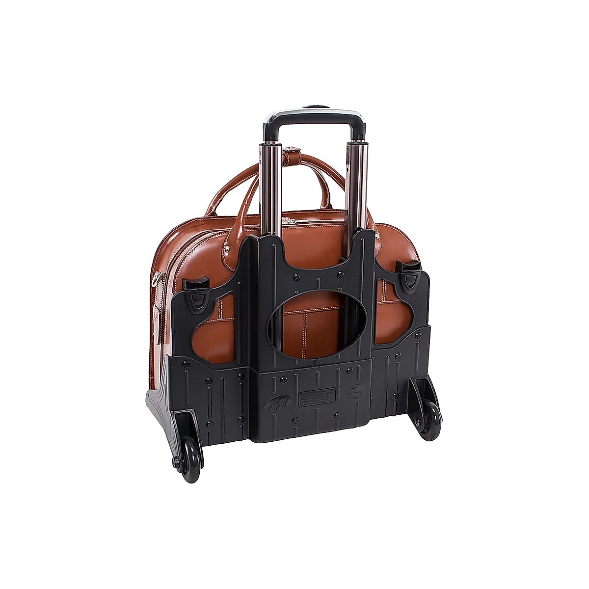 McKleinUSA Roseville W Series Leather Check-Point Friendly Briefcase, Brown (96644)