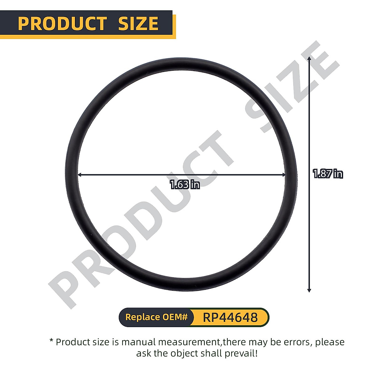 RP44648 / 44648 O-Ring, Kitchen Faucet O-Ring Compatible with Delta Faucets, Faucet Spout O-Ring Replacement Part, Pack of 4