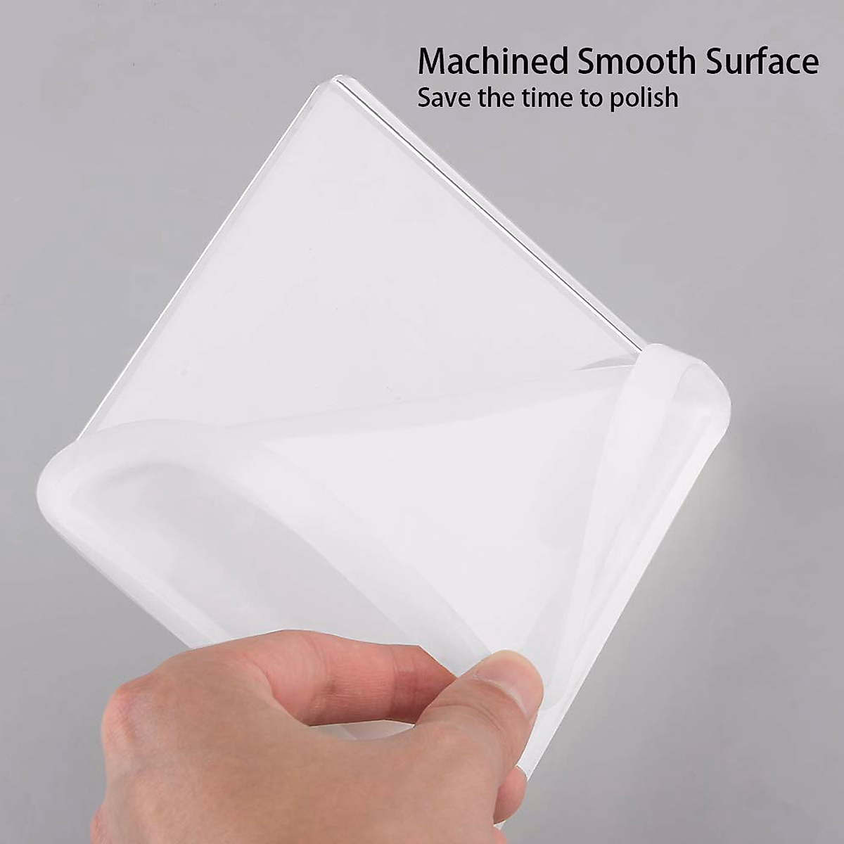 7 Pack Large Silicone Resin Mold for Phone Album, Desktop Decor, Coasters, Home Decoration, Gift, Tomorotec Epoxy Resin Molds DIY Casting Square, Rectangle, Ellipse, Heart Coaster Molds