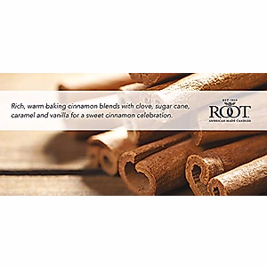 Root Candles Honeycomb Beeswax Blend Scented Candle, 12-Ounce, Cinnamon Spice