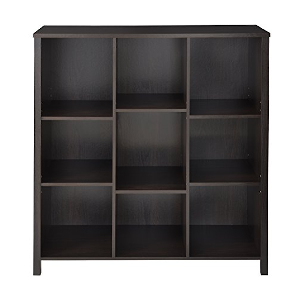 ClosetMaid 16058 Premium Adjustable 9-Cube Organizer, Black Walnut