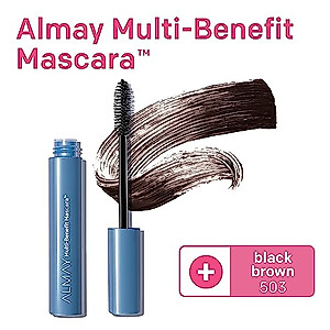 Almay Multi-Benefit Mascara and Eyeliner Duo Value Pack, Black Brown