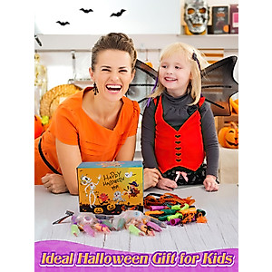 Biggun Halloween Party Favors for Kids - 24 Set Halloween Treats Non Candy, Halloween Goodie Bags Fillers Bulk, Halloween Game Toys for Kids Classroom Boys Girls Trick or Treat Party Supplies