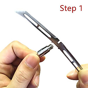 LEOBEE 9 Pcs Turkey Hunting Arrow Head 4" 200 Grain 4 Blade Huge Cut Broadhead for Crossbow Compound Bow.