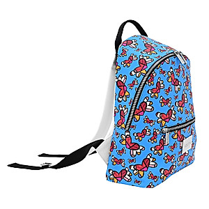 BRITTO Romero Vegan Leather Small Backpack, Flying Hearts