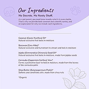 kin+kind Organic Dog and Cat Nose and Paw Balm Stick - 1.76oz Shea Butter - Pet Supplies for Puppies and Dogs - Dog Accessories, Dog Supplies, Dog Paw Balm, Dog Nose Balm, Paw Butter Balm for Dogs