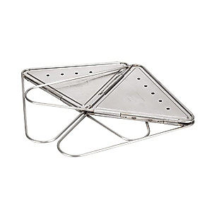 Snow Peak Pack & Carry (M) Fireplace - Made of Durable Stainless Steel - 13.75 x 13.75 x 9.75 in
