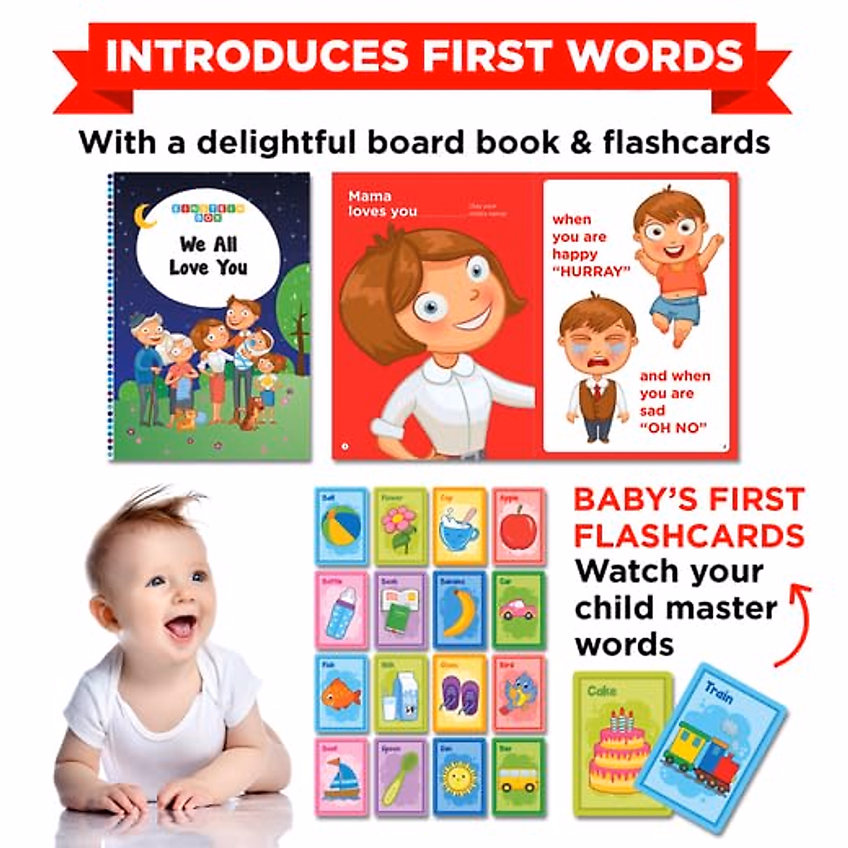 Einstein Box for 1 Year Olds | Birthday Gift for Boys & Girls Aged One Year| Board Books, Flash Cards, Learning Activities for Toddlers | STEM Learning & Educational Toys (1 Box Set)