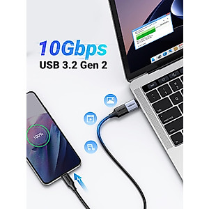 UGREEN USB to USB C Adapter 10Gbps,2 Pack USB C to USB Adapter USB C 3.2 Gen 2 Male to USB A Female Adapter Compatible with iPhone 15 Pro/Samsung/MacBook Pro/Air/iPad Pro,Thunderbolt 4/3,Gray
