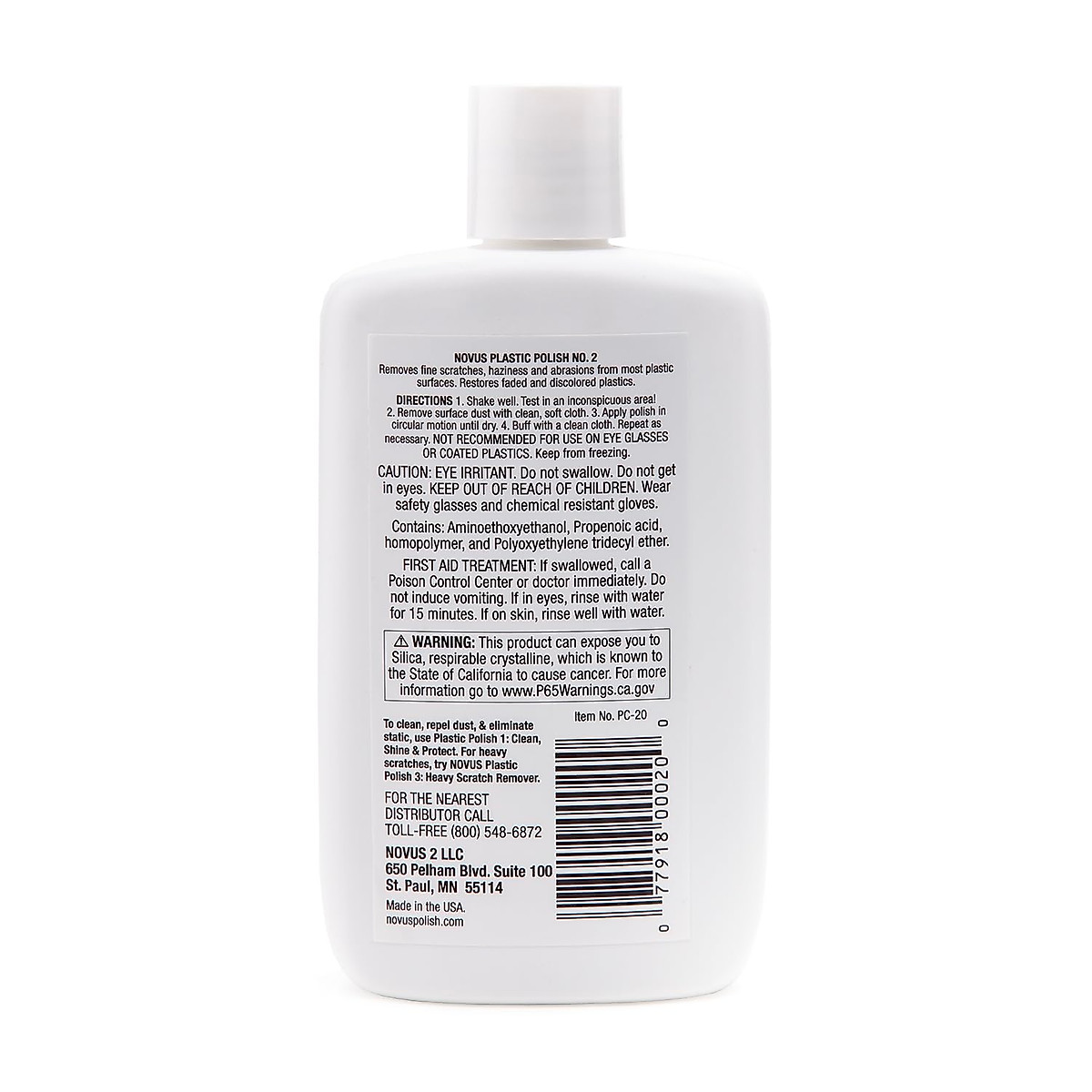 NOVUS 7030 | Fine Scratch Remover #2 | 8 Ounce Bottle