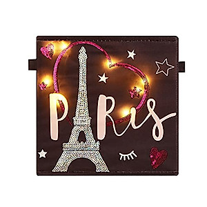 Heritage Kids Paris Light Up Storage Cube, Set of 2