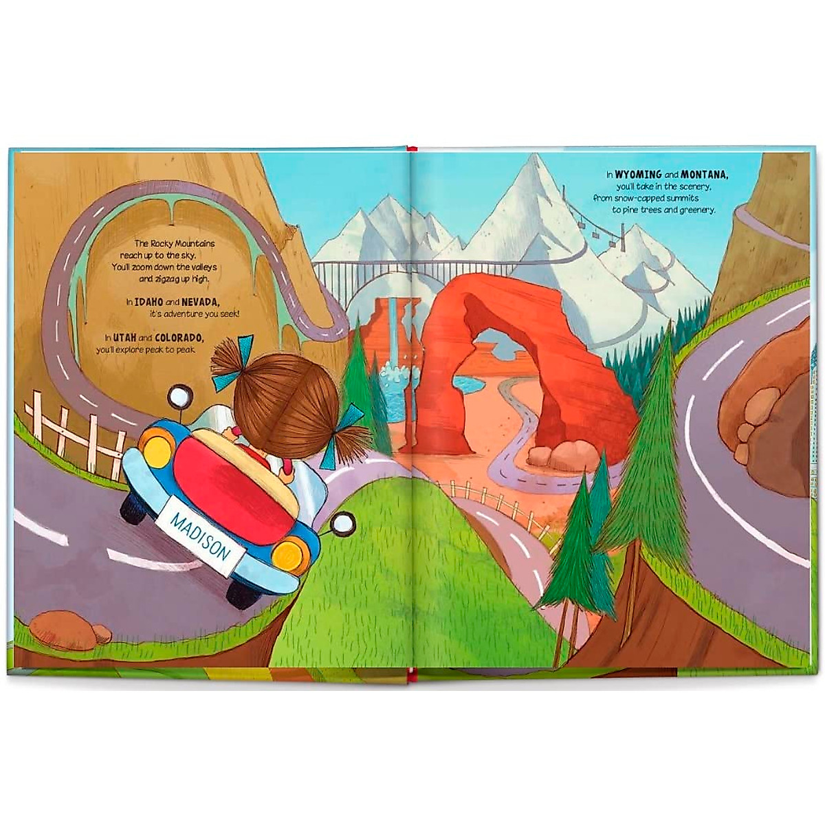 USA Road Trip - Personalized Children's Story - I See Me! (Hardcover)