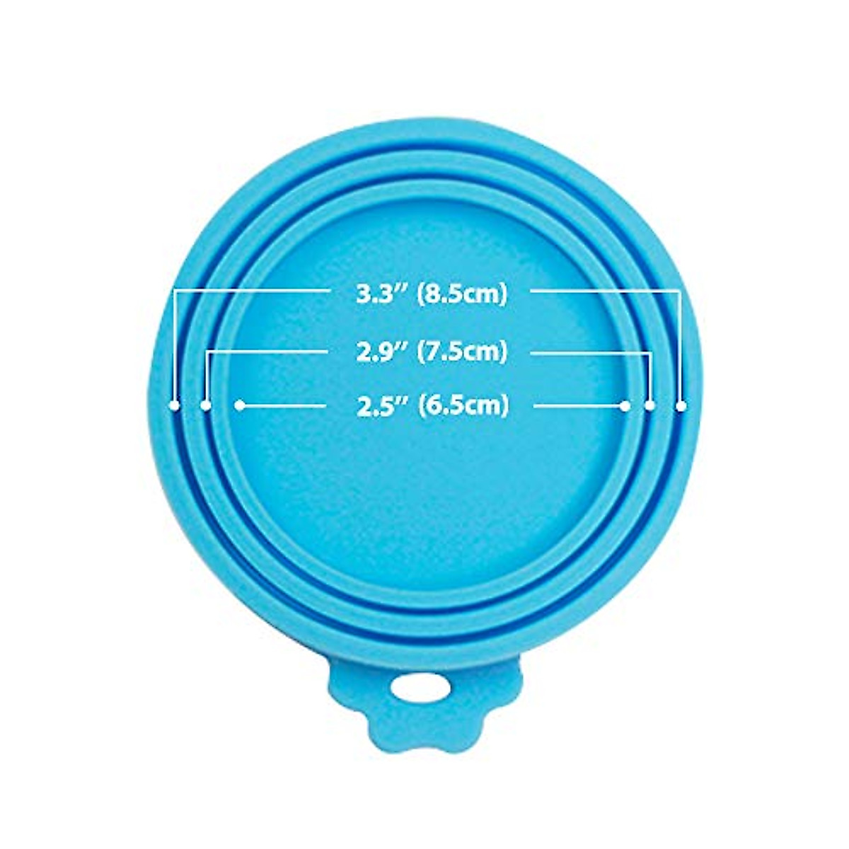 Yobbai 6 pack Pet Food Can Lids, Food Safe BPA Free & Dishwasher Safe, Can Covers Most Standard Size Dog and Cat Can Tops