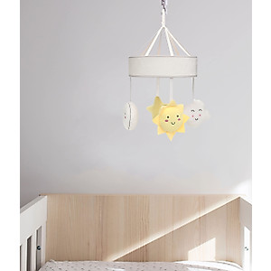 Kate & Milo Sun and Sky Mobile, Baby Toys for Girls and Boys, Gender-Neutral Mobile for Baby Nursery, Baby Sleep Accessory, Modern Nursery and Crib Decor, Gift for New and Expecting Parents