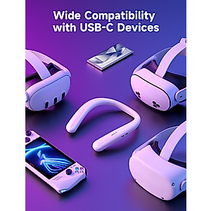 JSAUX Battery Pack for Meta Quest 3S/3/2, 10000mAh PD Fast Charger Battery Pack (Extra 4-6 H Playtime), VR Extend Power Accessories, Compatible with Oculus Quest 3, Meta Quest 2, Meta Quest 3S, etc.