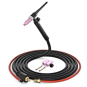 YESWELDER TIG Welding Torch WP-17V 13ft 150Amp Air Cooled Lift TIG Torch for YESWELDER MIG-205DS/MIG-250PRO Black Version MIG Welder/ARC-205DS Stick Welder