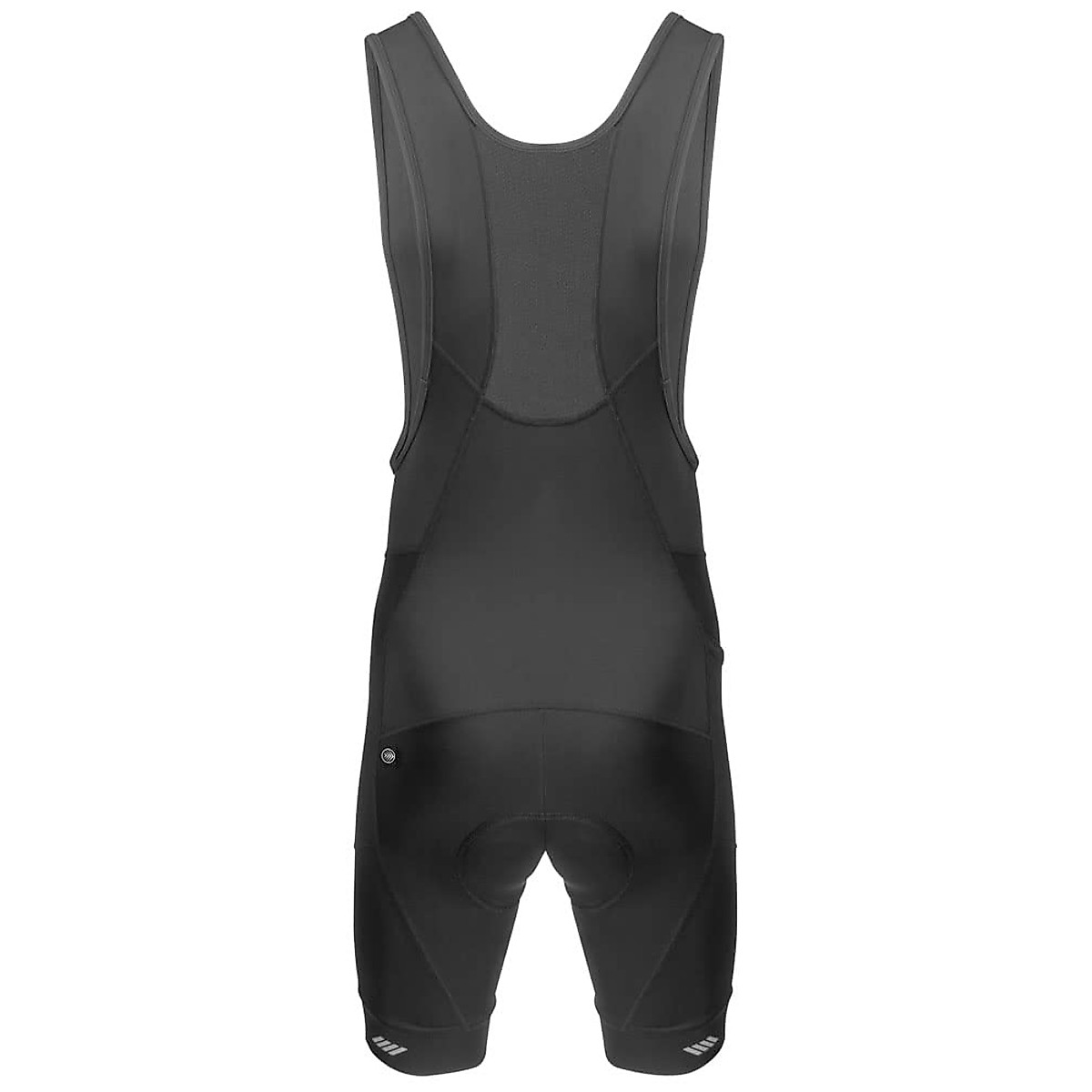 AERO|TECH|DESIGNS | Men's 3D Gel Padded Bike Bib-Shorts | Black | X-Large