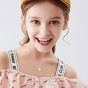 Cuoka Elephant Matching Necklace Sterling Silver Elephant Mother Daughter Pendant,Elephant Matching Jewelry for Women Mom