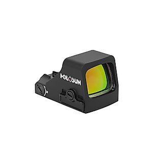 HOLOSUN HS507K X2 Multi-Reticle Red 2 MOA Dot & 32 MOA Circle Open Reflex Pistol Sight - Durable Shake-Awake Parallax-Free Aluminum Sight for Subcompact Handguns