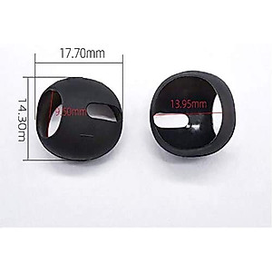 Zotech Fit in The case Covers Compatible with Airpods Pro 1st & 2nd Gen Anti-Slip Silicone Soft Covers 10 Pairs (Black, White, Clear, Purple, Green, Blue, Pink, Red, Navy & Grey)