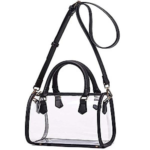 KEEPOP Women Clear Shoulder Bag Transparent Handbag and Purses PVC Crossbody Bage