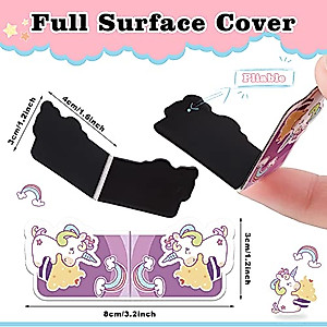 40 Pieces Unicorn Magnetic Bookmarks Magnet Page Markers Book Markers Clip Set for Girls Teachers Students Reading Book Lovers Office Classroom Supplies