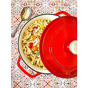 Marquette Castings 6 qt. Enameled Cast Iron Dutch Oven (Iron Red)
