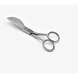 Professional Duck Bill Applique Scissors 4.5 inch Paddle Shaped for Arts, Craft, Fabric & Embroidery