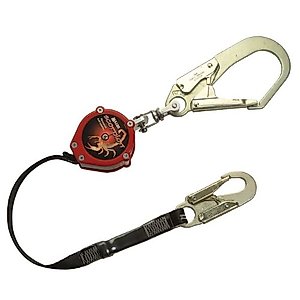 Honeywell PFL-6-Z7/9FT Miller Scorpion 9' Personal Fall Limiter with Rebar Hook and Swivel Shackle