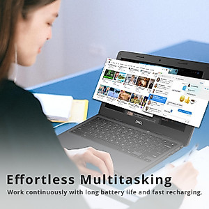 Dell Chromebook 11 3100 Rugged Chromebook, 11.6" HD Anti-Glare Screen, Intel Celeron N4020, 4GB LPDDR4 RAM, 16GB eMMC Storage, Spill-Resistant Keyboard, HD Webcam, WiFi 5, Black, Chrome OS